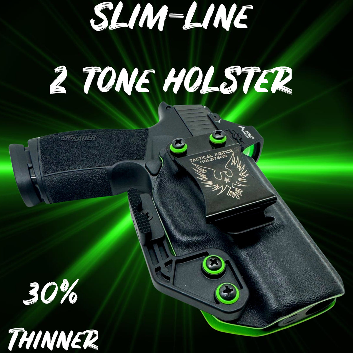 Slim-Line 2 Tone Holster (Optional Scars/Standard Height & Deep Concea ...